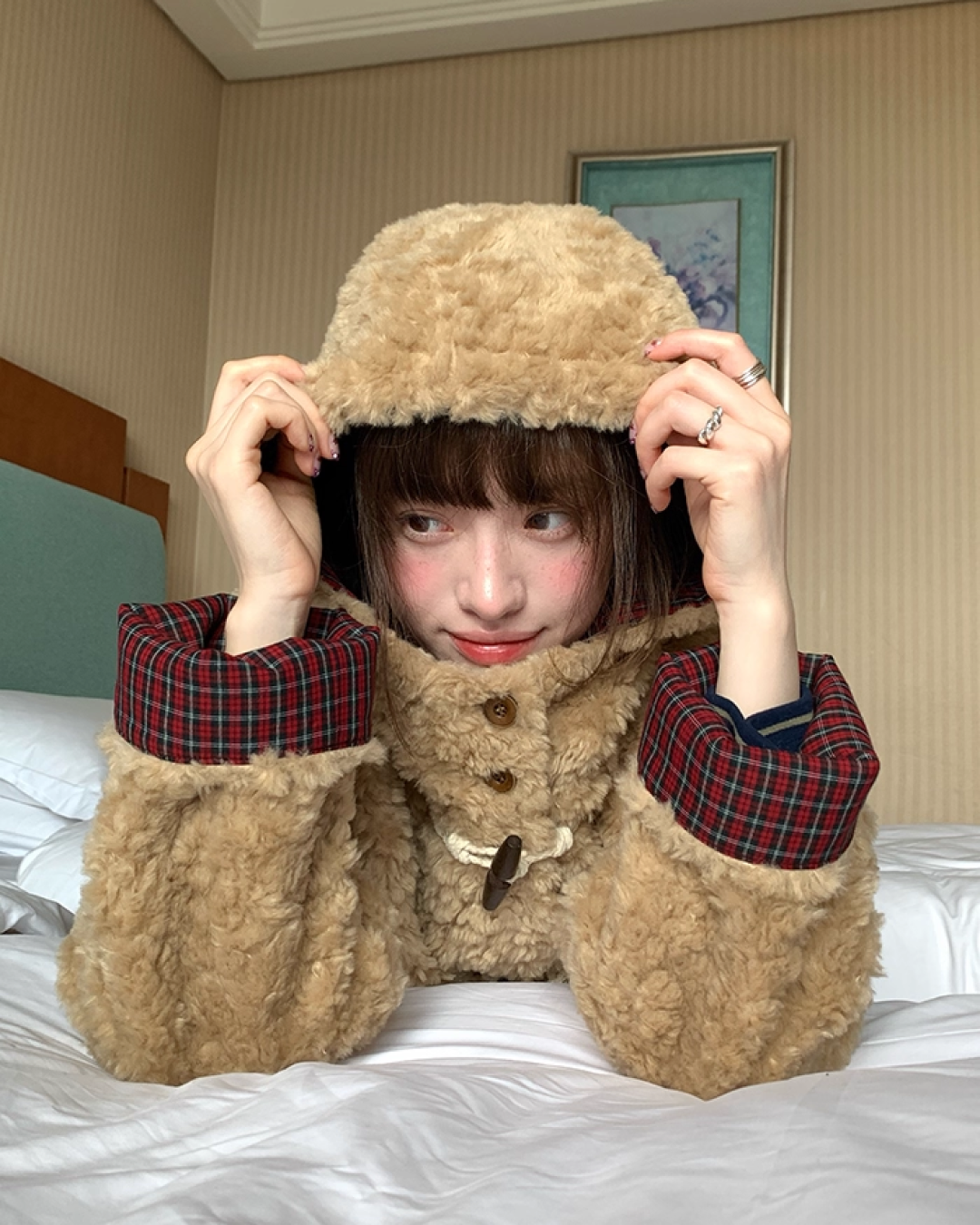 Check Pattern Lining Boa Outer BU0094 – 13rain
